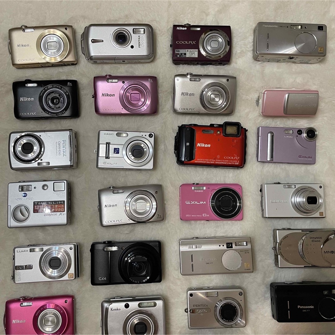 Nikon - 【ジャンク】Nikon Panasonic PENTAX デジカメ 40個の Nikon - 【ジャンク】Nikon Panasonic PENTAX デジカメ 40個の