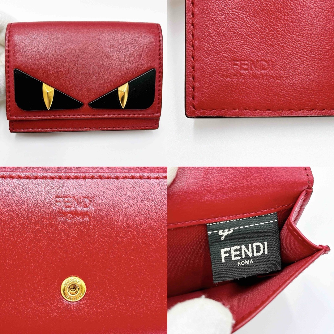 FENDI - 極美品 * FENDI フェンディ モンスター レザー 三 FENDI - 極美品 * FENDI フェンディ モンスター レザー 三