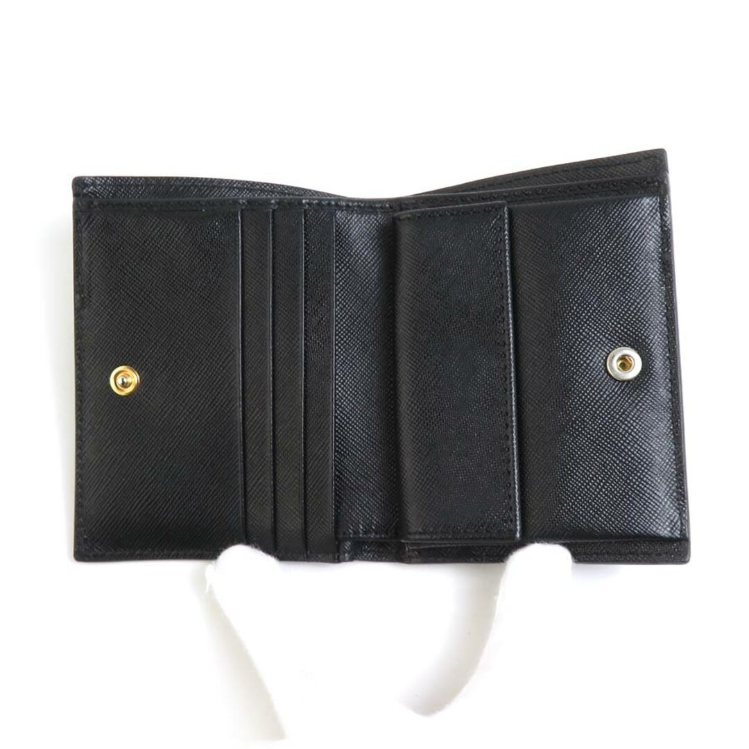 MARNI - マルニ MARNI 二つ折り財布 レザー ネイビー×ブラウン MARNI - マルニ MARNI 二つ折り財布 レザー ネイビー×ブラウン