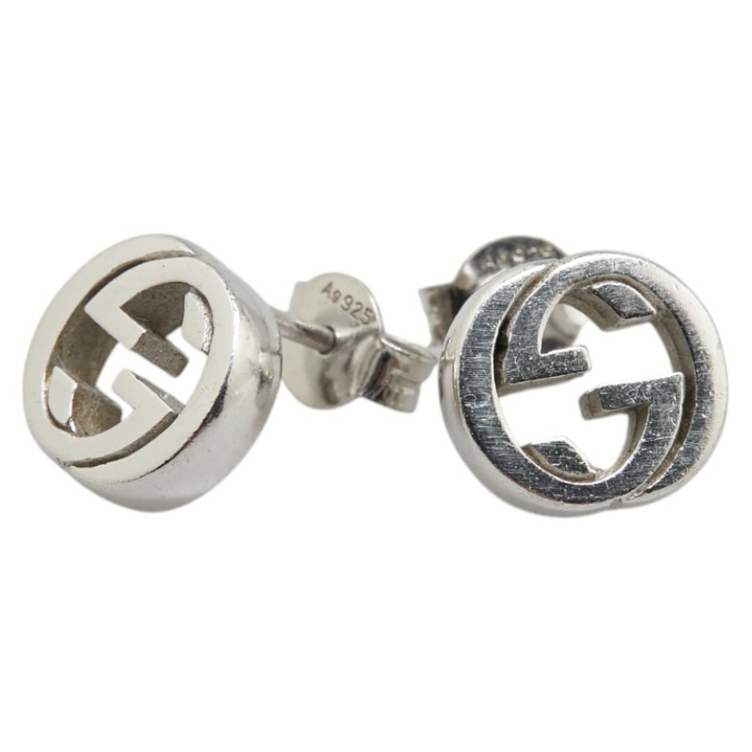 GUCCI - グッチ インターロッキングG ピアス SV925 シルバー GUCCI - グッチ インターロッキングG ピアス SV925 シルバー