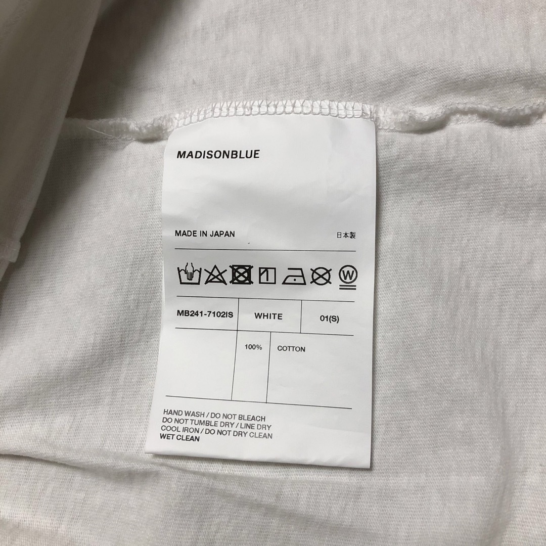 MADISONBLUE - MADISONBLUE HELLO Tシャツ 白 パープルの通販 by MADISONBLUE - MADISONBLUE HELLO Tシャツ 白 パープルの通販 by