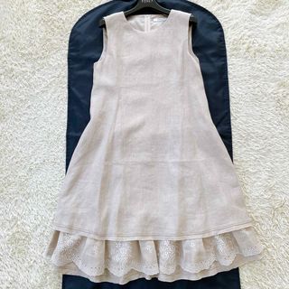 FOXEY - 美品✨フォクシー サマードリーム リネン100 ワンピース FOXEY - 美品✨フォクシー サマードリーム リネン100 ワンピース