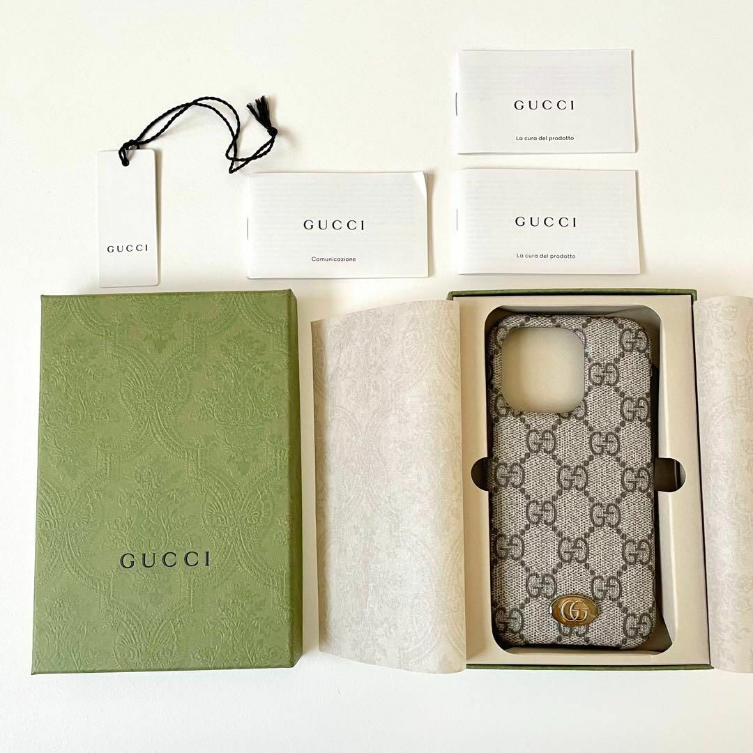 GUCCI - グッチ GUCCI iPhone14 Pro スマホケース GGス GUCCI - グッチ GUCCI iPhone14 Pro スマホケース GGス