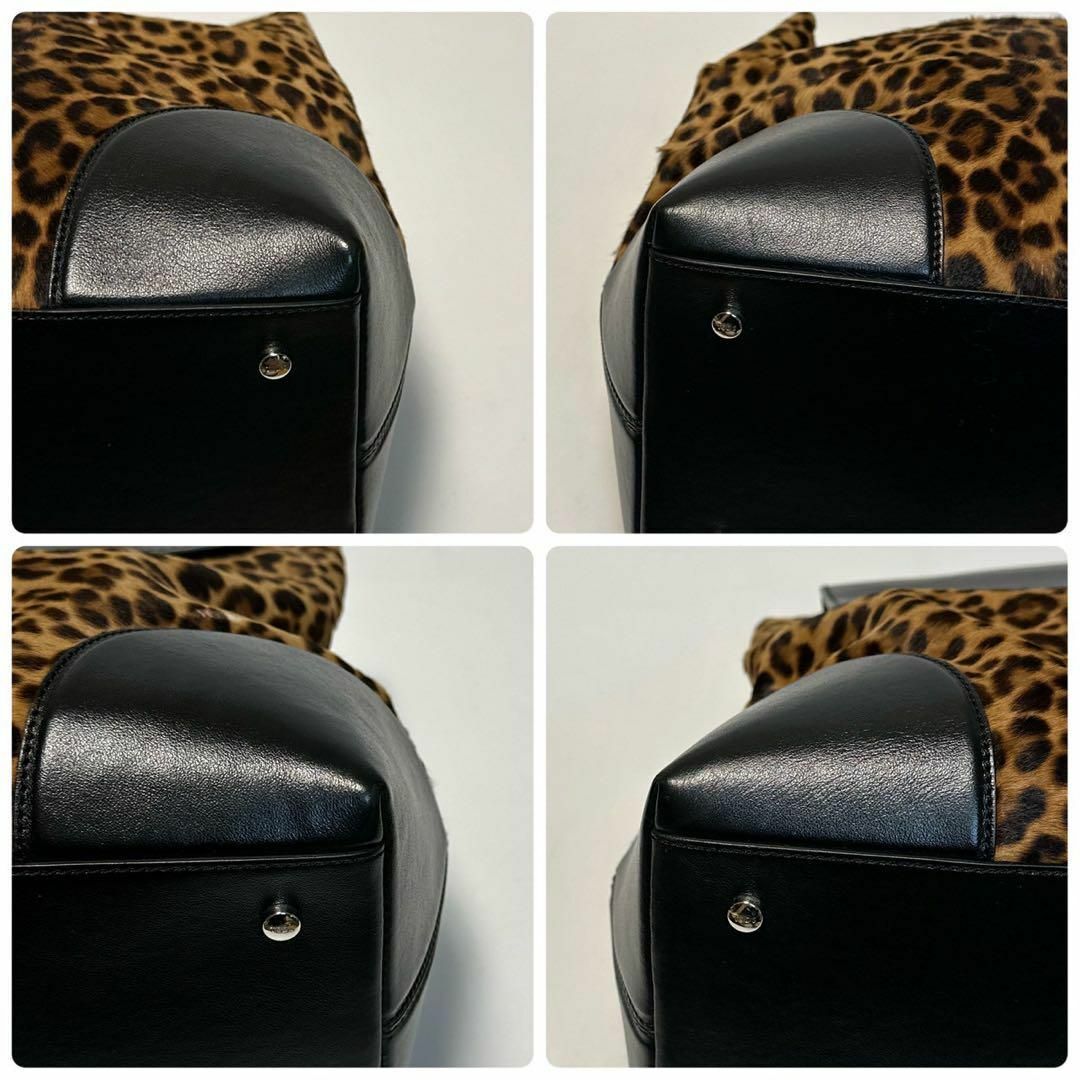 TOD'S - m11【極美品】トッズ ハラコ レオパード ジョイ セアー TOD'S - m11【極美品】トッズ ハラコ レオパード ジョイ セアー