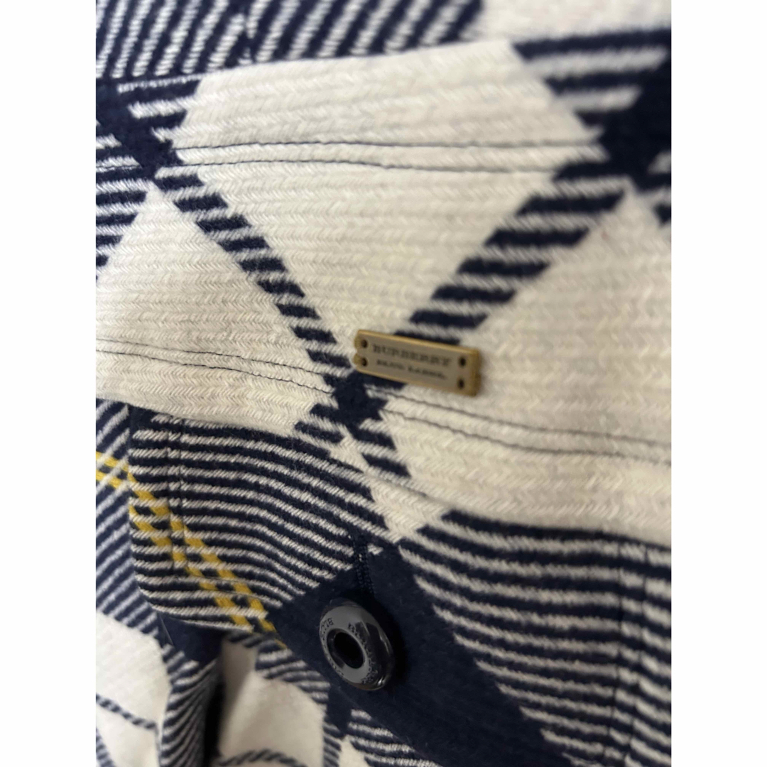 BURBERRY BLUE LABEL - BURBERRY BLUE LABEL ウールチェック BURBERRY BLUE LABEL - BURBERRY BLUE LABEL ウールチェック