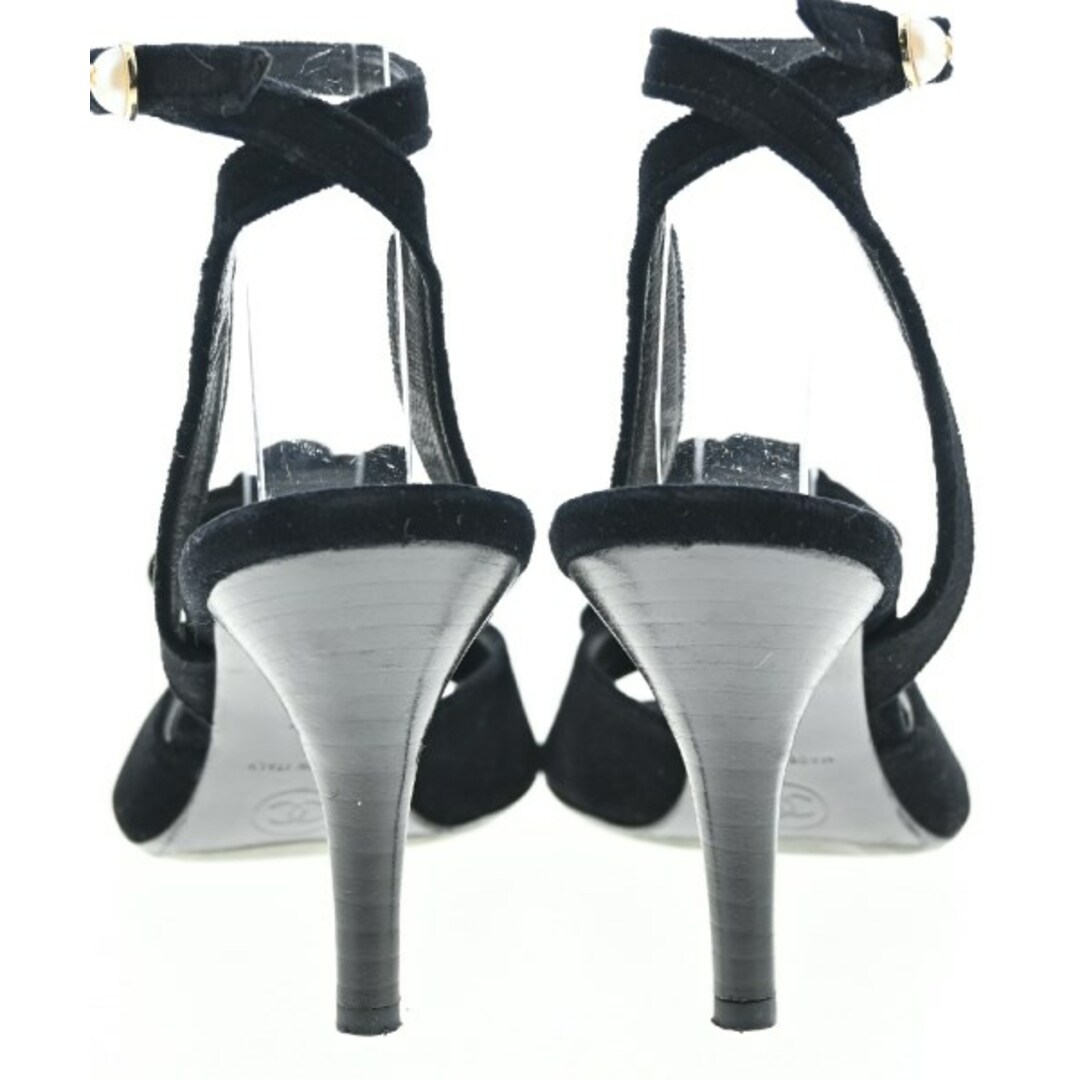 CHANEL - CHANEL シャネル サンダル EU35(21.5cm位) 黒 【古着 CHANEL - CHANEL シャネル サンダル EU35(21.5cm位) 黒 【古着