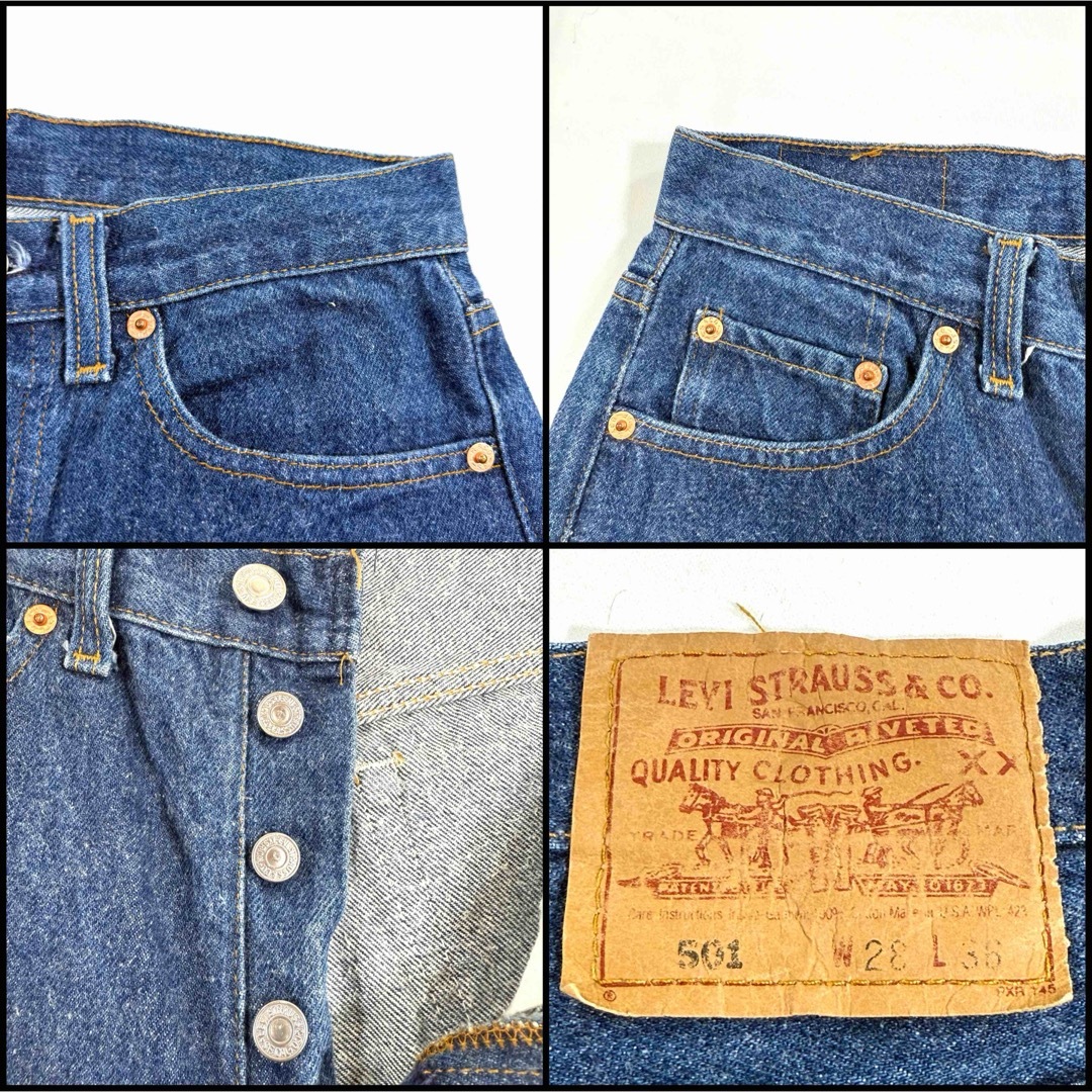 Levi's - Levi's リーバイス 501 米国製 ストレート W28 Mサイズ Levi's - Levi's リーバイス 501 米国製 ストレート W28 Mサイズ