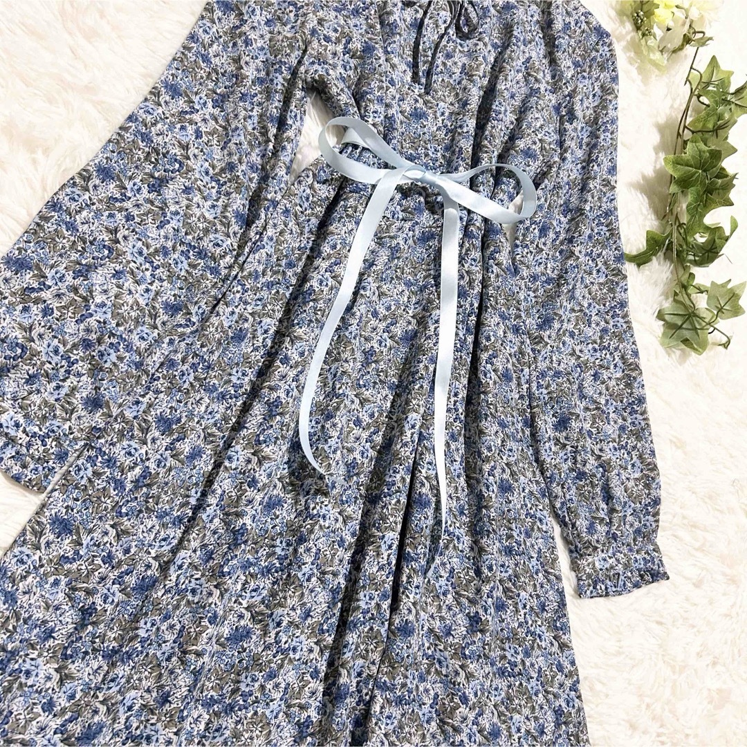 LAURA ASHLEY - 美品 ローラアシュレイ フラワープリント ロング LAURA ASHLEY - 美品 ローラアシュレイ フラワープリント ロング