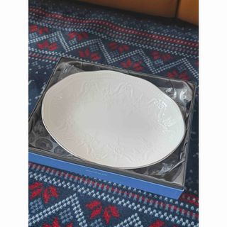 WEDGWOOD - 未使用!!【ウェッジウッド オーバルディッシュ 皿 WEDGWOOD - 未使用!!【ウェッジウッド オーバルディッシュ 皿
