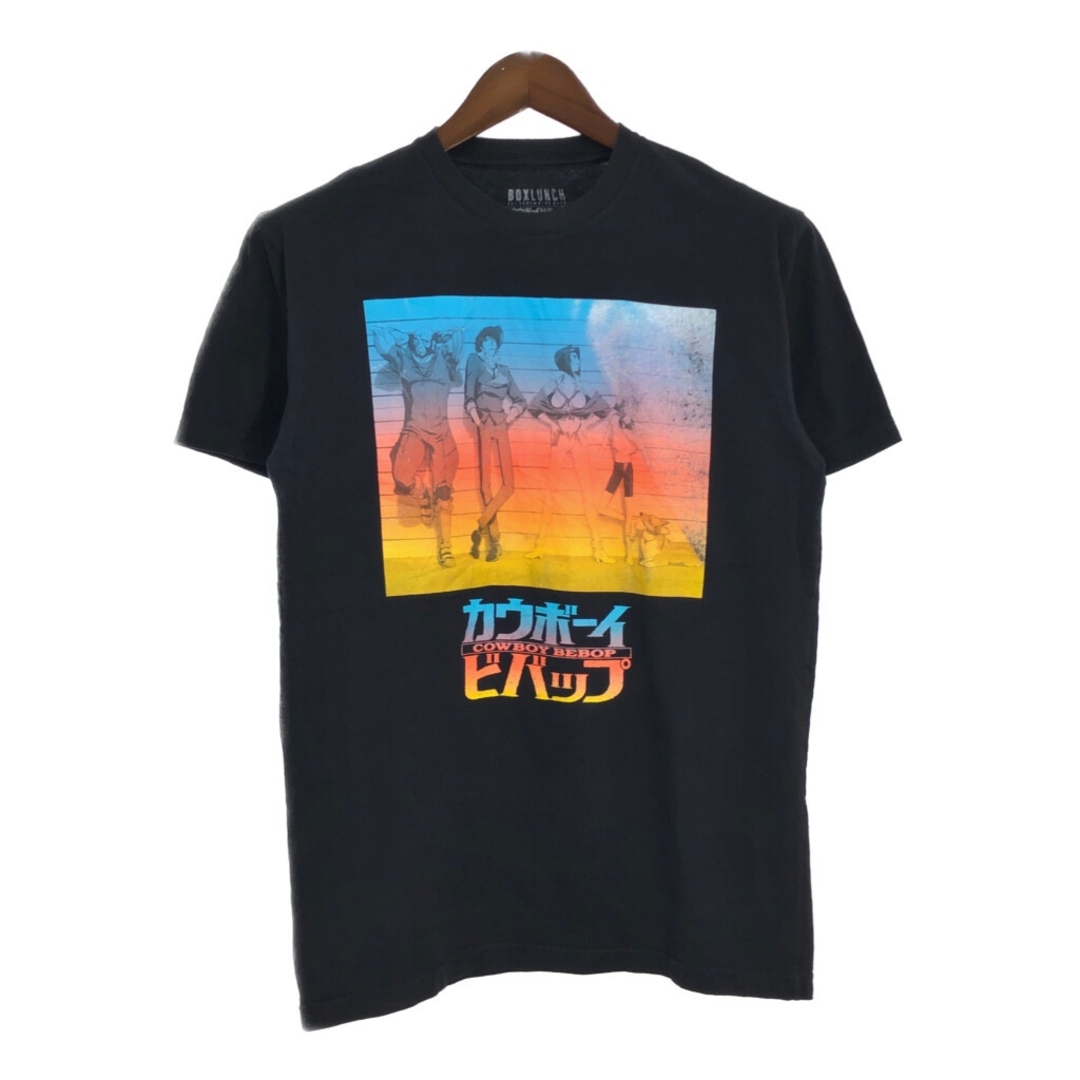 カウボーイ・ビバップ 半袖Tシャツ アニメ ブラック(メンズ M カウボーイ・ビバップ 半袖Tシャツ アニメ ブラック(メンズ M