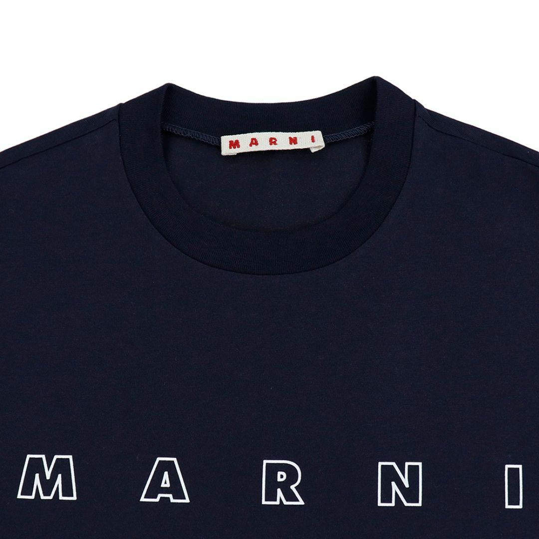MARNI - マルニ Tシャツ 半袖 MARNI KIDS 大人もOK ネイビー MARNI - マルニ Tシャツ 半袖 MARNI KIDS 大人もOK ネイビー