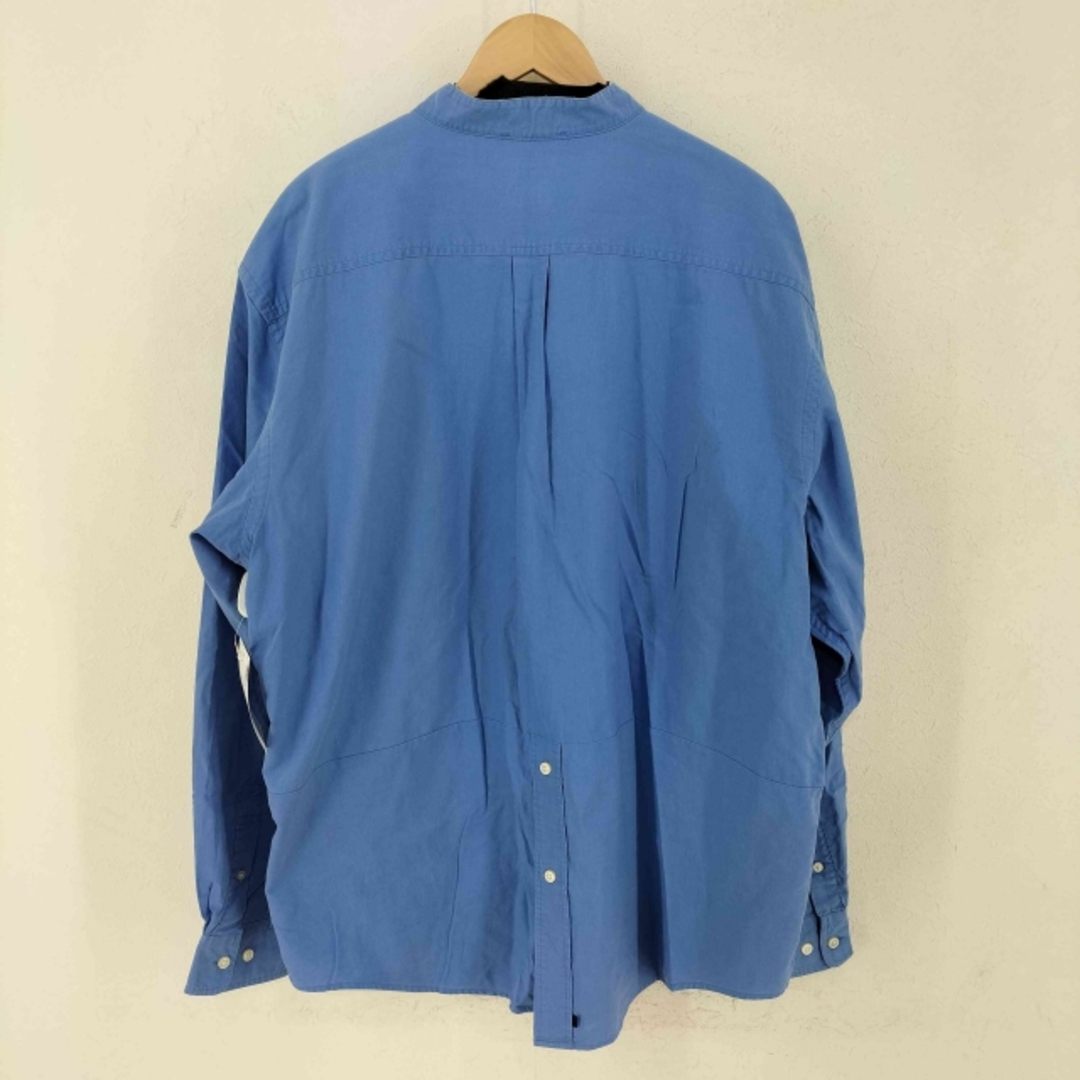 GAP - Gap(ギャップ) ノーカラー ハーフボタンシャツ メンズ GAP - Gap(ギャップ) ノーカラー ハーフボタンシャツ メンズ
