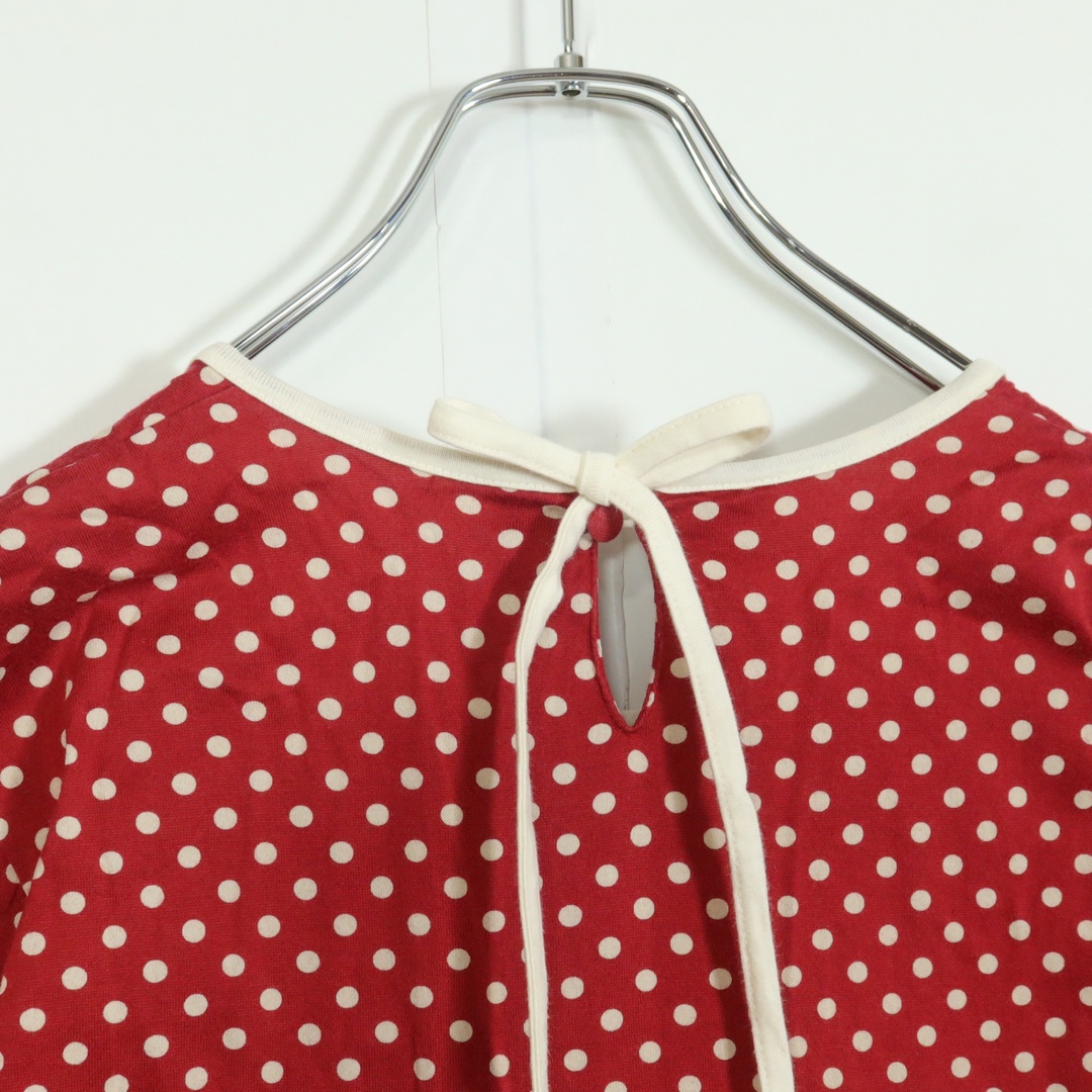 PINK HOUSE - ピンクハウス☆ドット柄Tシャツ サイズM 赤系 PINK HOUSE - ピンクハウス☆ドット柄Tシャツ サイズM 赤系