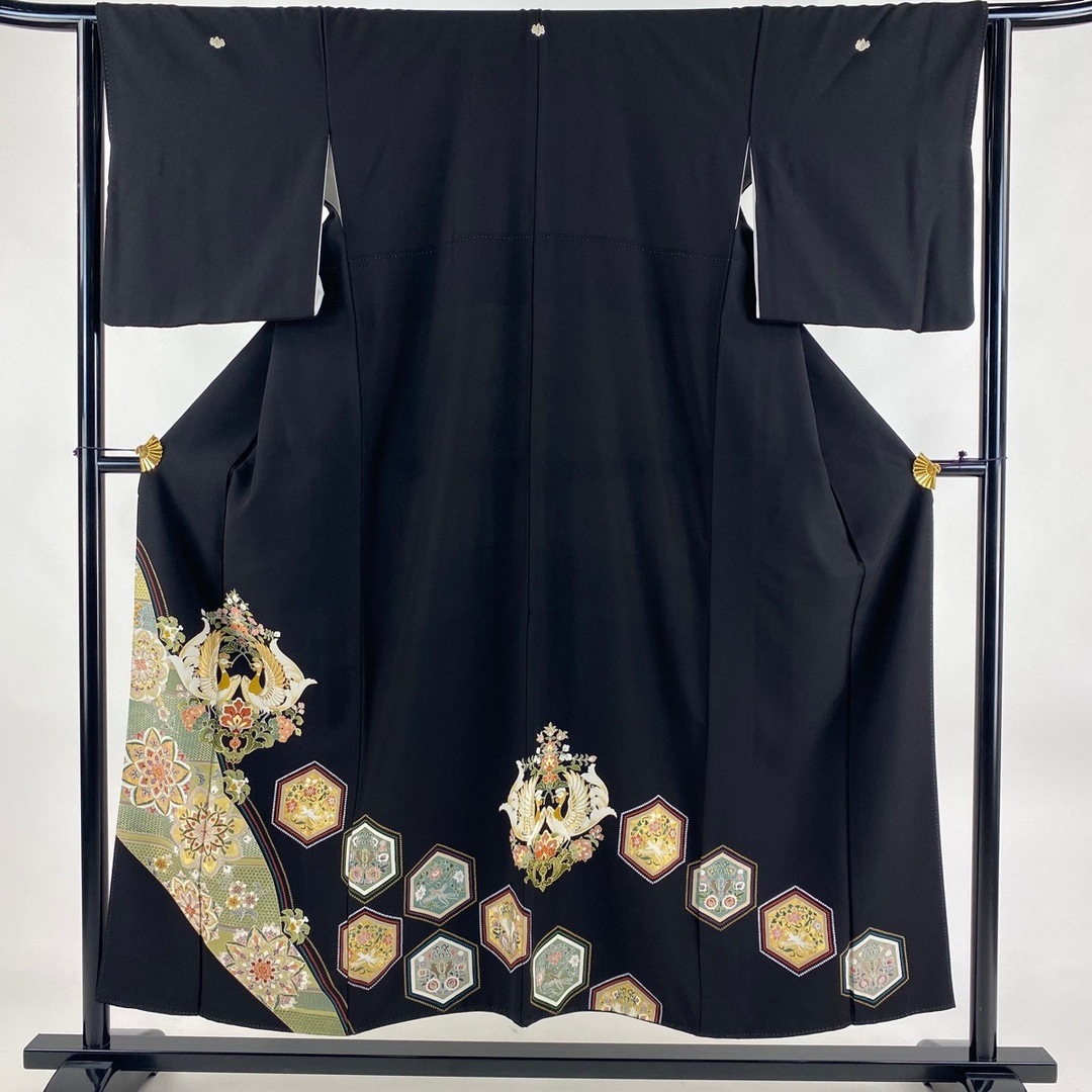 黒留袖 身丈152cm 裄丈63cm 正絹 優品 【中古】の通販 by 黒留袖 身丈152cm 裄丈63cm 正絹 優品 【中古】の通販 by