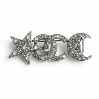 CHANEL - シャネル ラインストーン ココマーク スター 星 ムーン CHANEL - シャネル ラインストーン ココマーク スター 星 ムーン