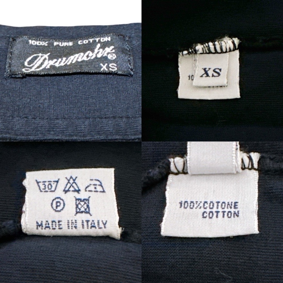 Drumohr - Drumohr ドルモア 長袖 ポロシャツ size XS ネイビー Drumohr - Drumohr ドルモア 長袖 ポロシャツ size XS ネイビー