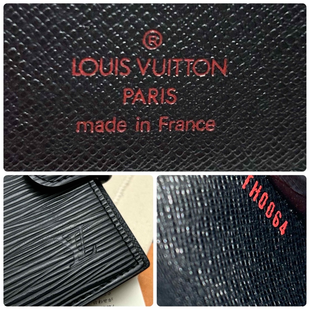 LOUIS VUITTON - 鑑定済 ルイヴィトン エピ 超美品 ブラック LOUIS VUITTON - 鑑定済 ルイヴィトン エピ 超美品 ブラック