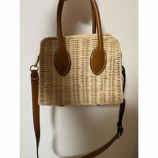 ZARA - ZARA カットワーク ミニトートバッグ ブラウンの通販 by ZARA - ZARA カットワーク ミニトートバッグ ブラウンの通販 by