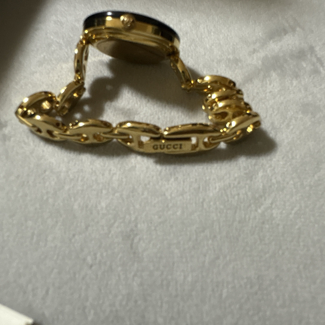 GUCCI - 稼働済GUCCI 時計 チェンジベゼル交換用リング付きの GUCCI - 稼働済GUCCI 時計 チェンジベゼル交換用リング付きの
