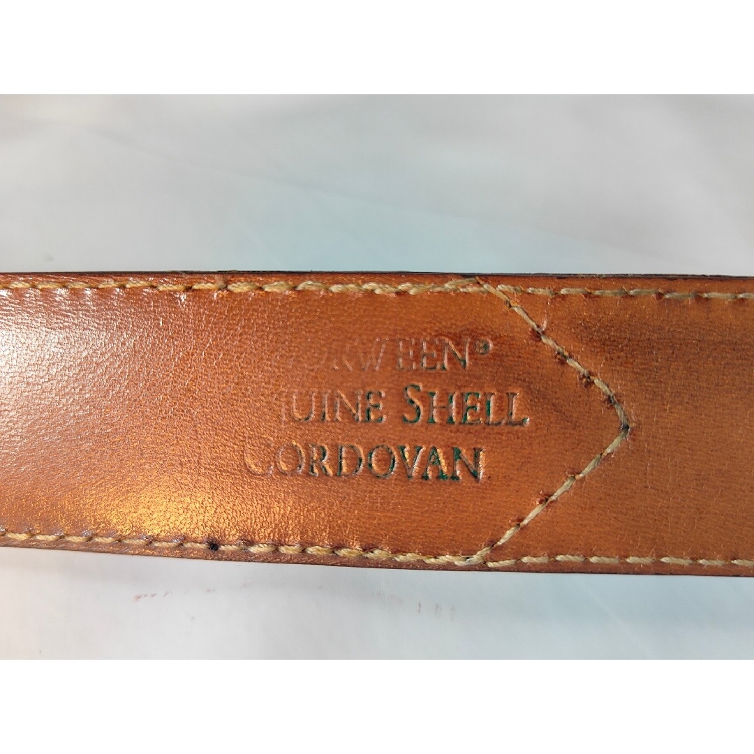 Alden - 【シェルコードバン】Alden 正規品 高級レザーベルト Alden - 【シェルコードバン】Alden 正規品 高級レザーベルト