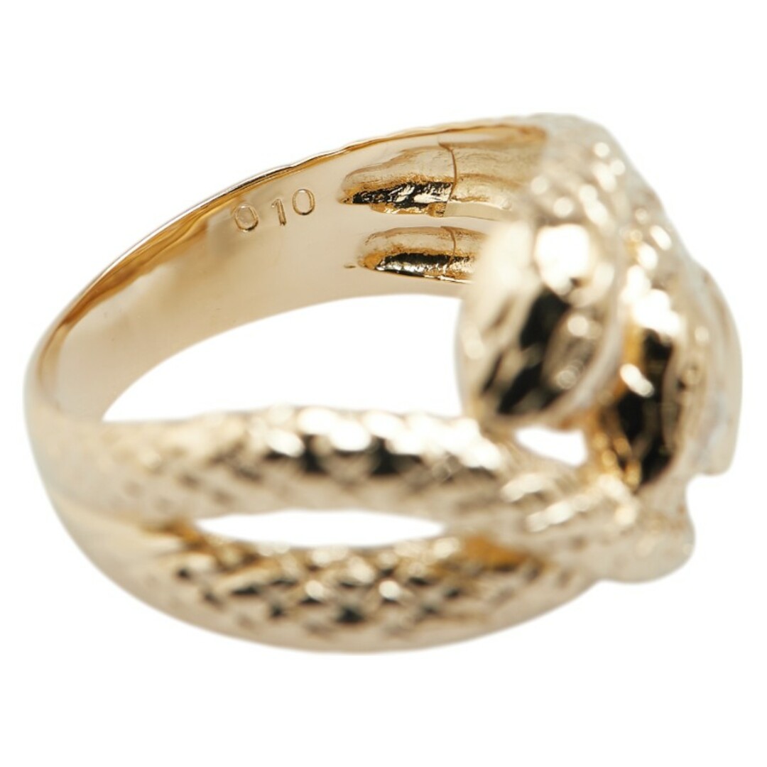 美品 K18YG イエローゴールド リング 指輪 ダイヤ 0.10ct 【1 美品 K18YG イエローゴールド リング 指輪 ダイヤ 0.10ct 【1