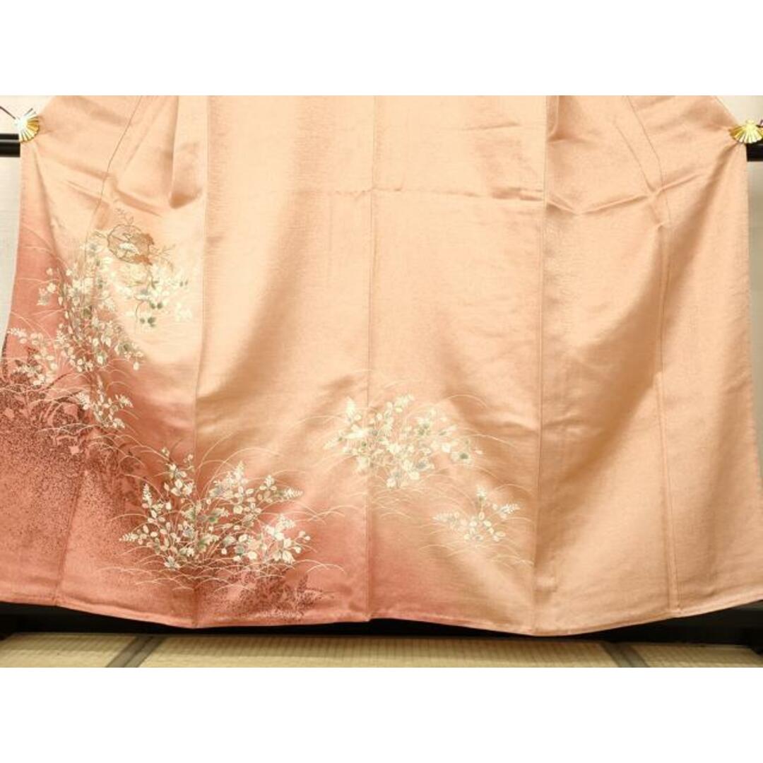 平和屋着物▽訪問着 単衣 中国三大刺繍 汕頭刺繍 スワトウ刺繍 平和屋着物▽訪問着 単衣 中国三大刺繍 汕頭刺繍 スワトウ刺繍