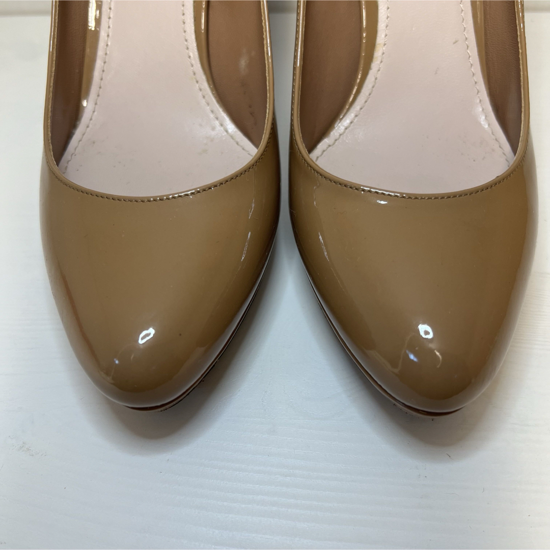 MIU MIU - 美品✨miumiu エナメルパンプス ブラウン ハイヒール MIU MIU - 美品✨miumiu エナメルパンプス ブラウン ハイヒール