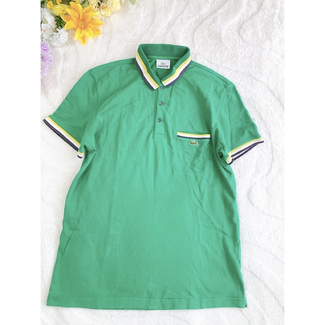 LACOSTE - 美品希少ラコステLACOSTE 半袖 ポロシャツメンズ LACOSTE - 美品希少ラコステLACOSTE 半袖 ポロシャツメンズ