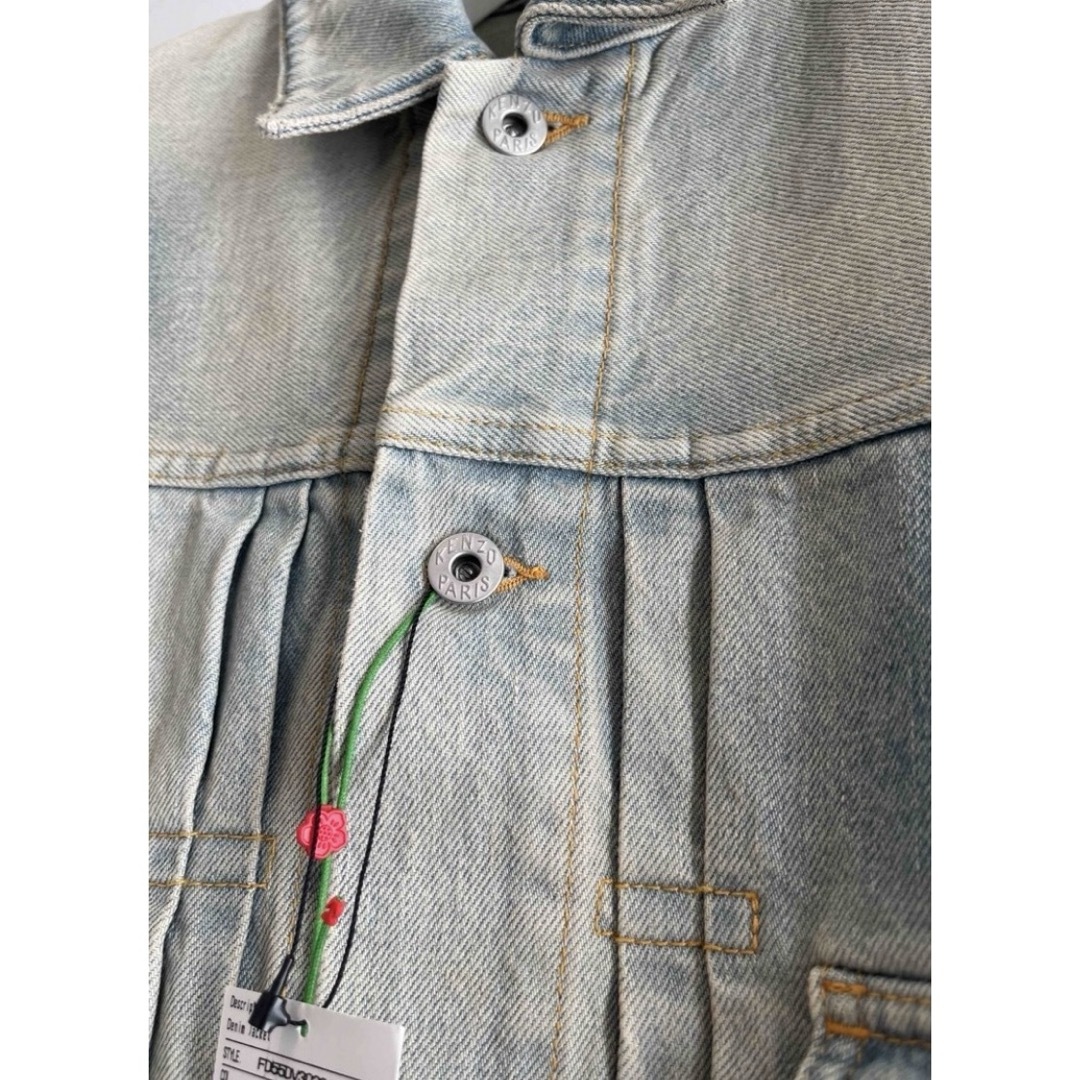 KENZO - KENZO デニムトラッカージャケット stone breach denim KENZO - KENZO デニムトラッカージャケット stone breach denim