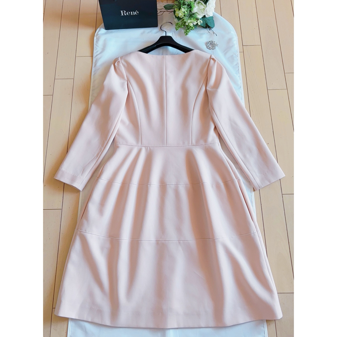 FOXEY - Rene 上品長袖コートワンピース希少38極美品 foxeyの FOXEY - Rene 上品長袖コートワンピース希少38極美品 foxeyの