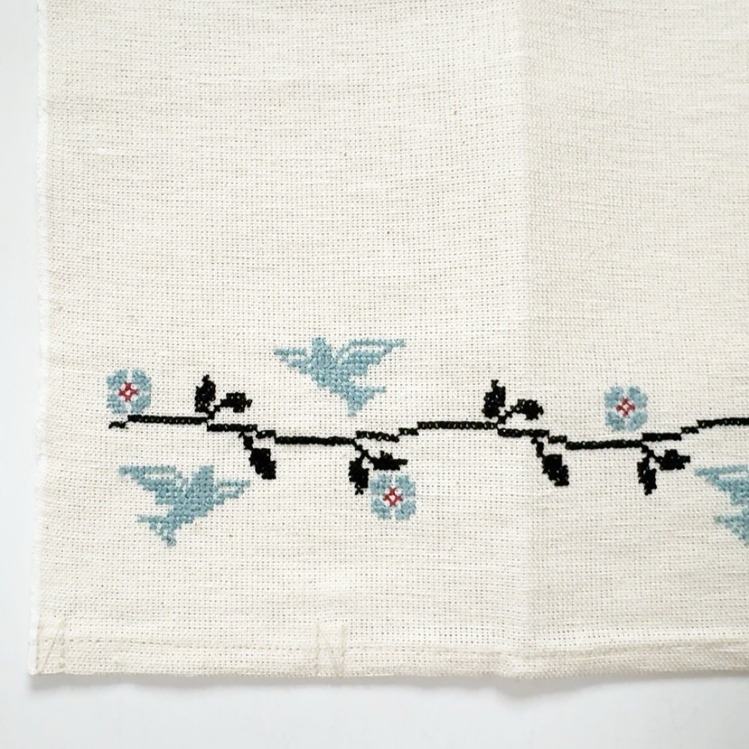 ALDIN アルディン 小鳥トルション 刺繍ティータオル キッチン ALDIN アルディン 小鳥トルション 刺繍ティータオル キッチン