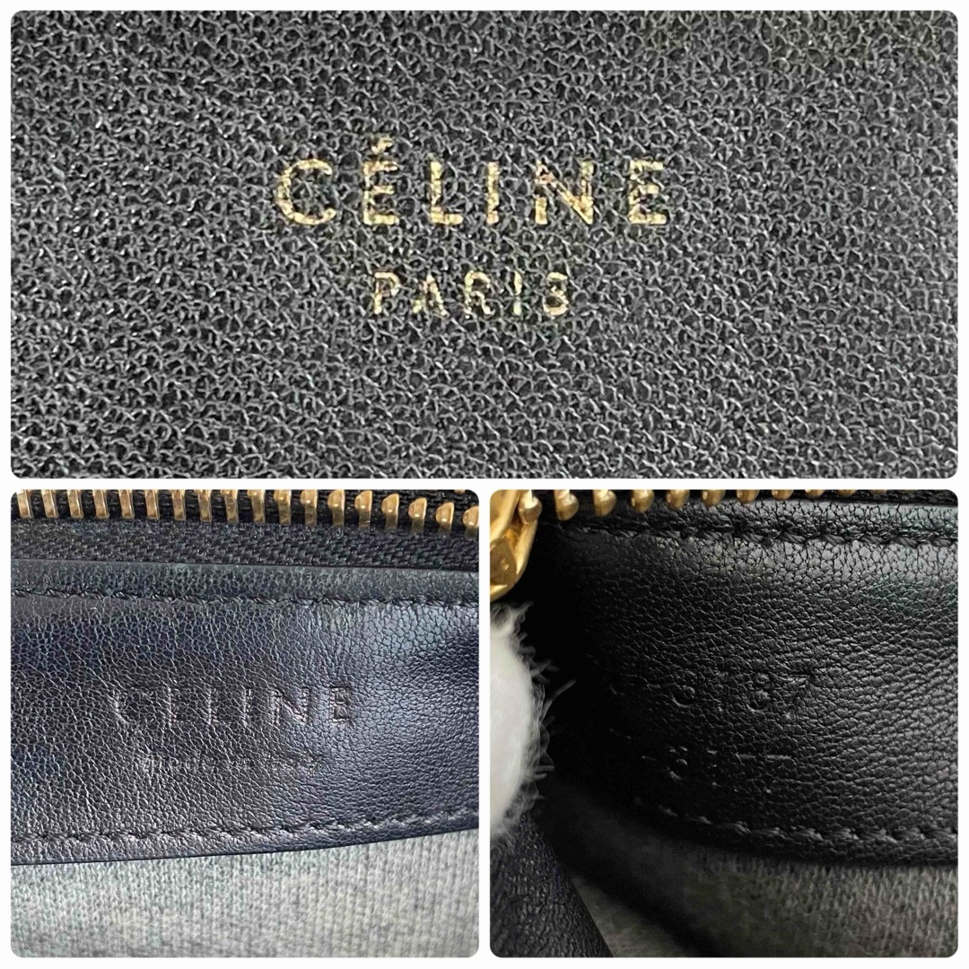 CELINE - 【美品】CELINE セリーヌ ショルダーバッグ トリオ CELINE - 【美品】CELINE セリーヌ ショルダーバッグ トリオ