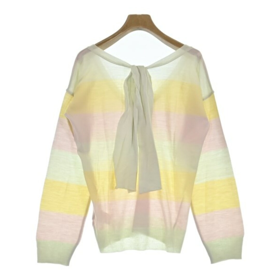 Chloe - Chloe クロエ ニット・セーター XS ピンクx黄緑x黄 Chloe - Chloe クロエ ニット・セーター XS ピンクx黄緑x黄