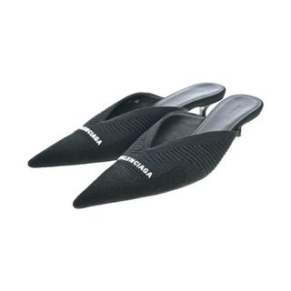BALENCIAGA - 極美品 バレンシアガ レザー×ベロア リボン BALENCIAGA - 極美品 バレンシアガ レザー×ベロア リボン