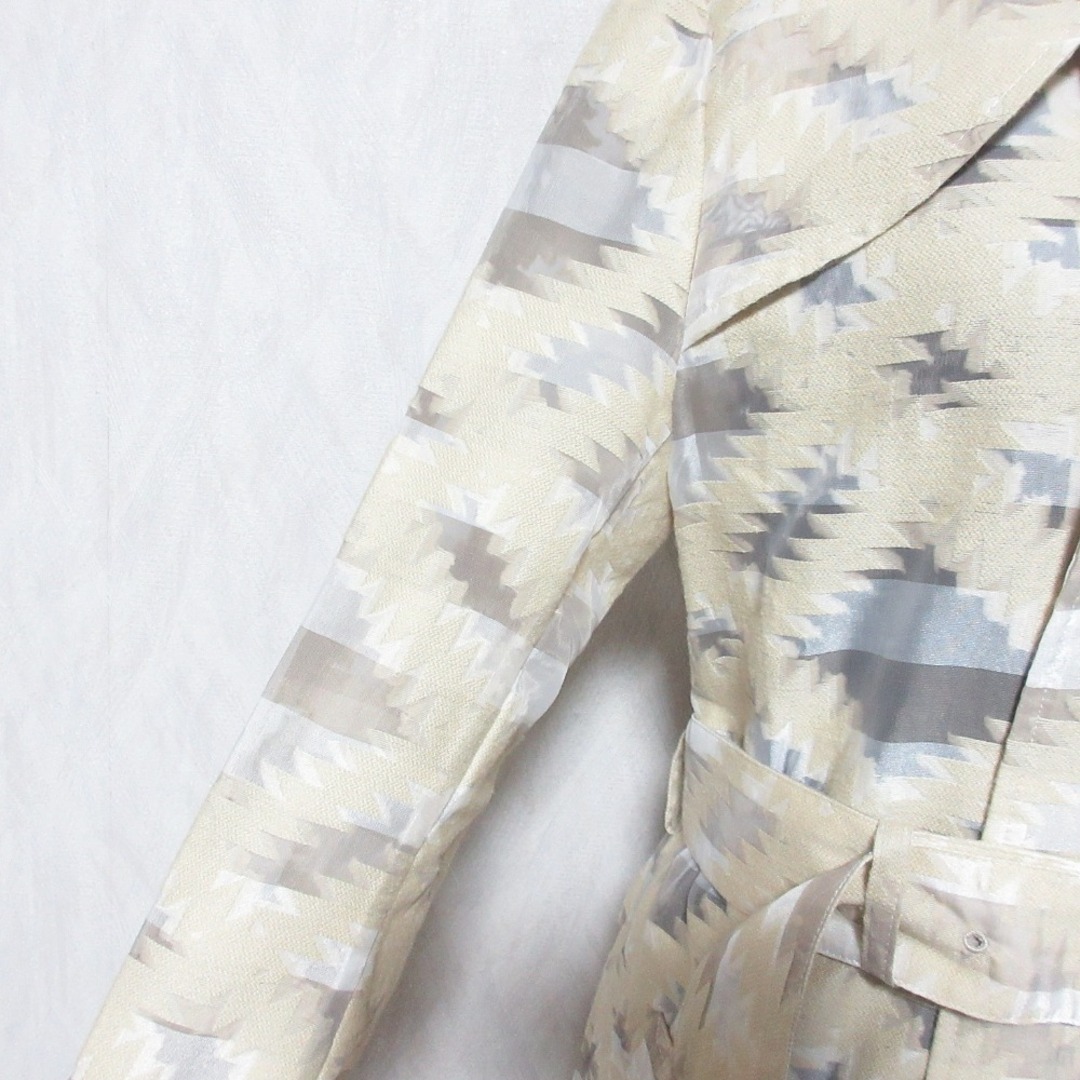美品 mintdesigns ミントデザインズ 総柄 ダブルブレスト ロング 美品 mintdesigns ミントデザインズ 総柄 ダブルブレスト ロング