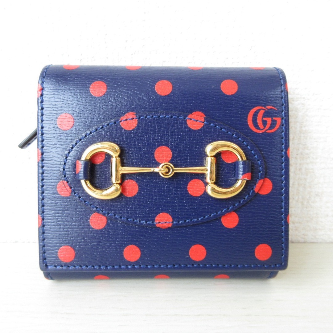 GUCCI - 美品 GUCCI グッチ ホースビット ポルカドット GUCCI - 美品 GUCCI グッチ ホースビット ポルカドット