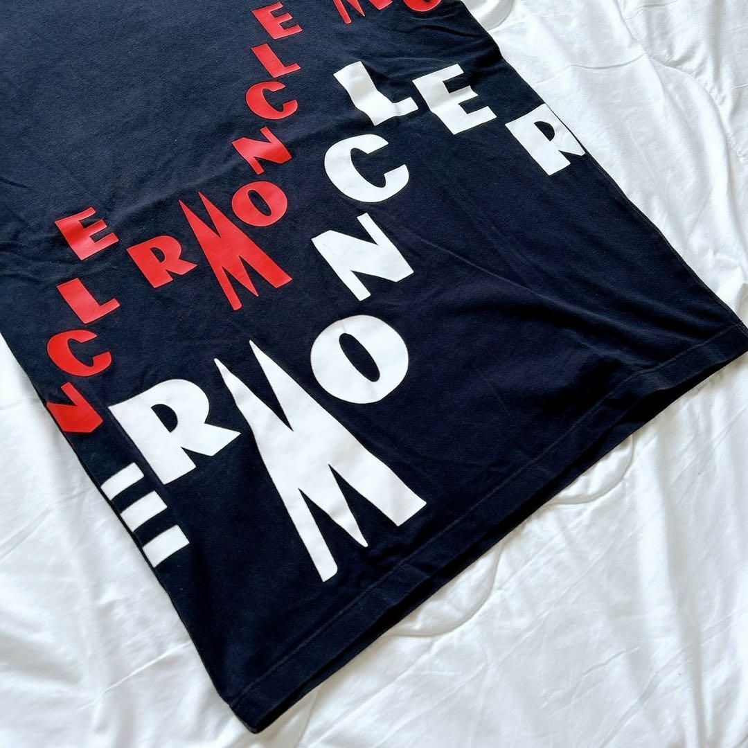 MONCLER - MONCLER モンクレール ロゴプリント 半袖 カットソー MONCLER - MONCLER モンクレール ロゴプリント 半袖 カットソー