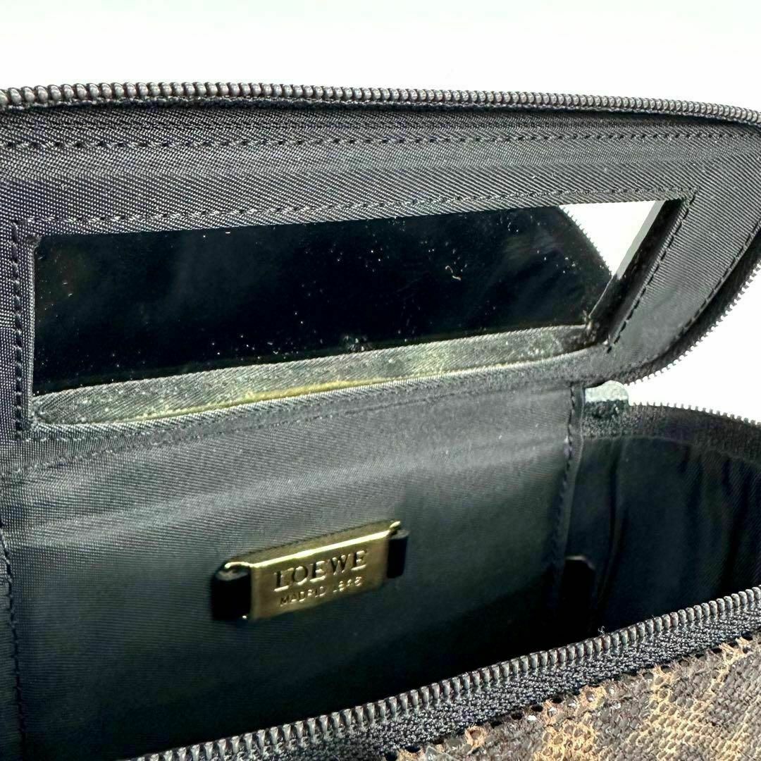 LOEWE - 極美品 ロエベ LOEWE バニティ ハンドバッグ ヒョウ柄 LOEWE - 極美品 ロエベ LOEWE バニティ ハンドバッグ ヒョウ柄