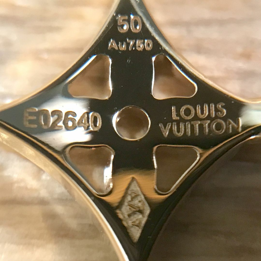 LOUIS VUITTON - 新品同様 ルイヴィトン 現行 リング モノグラム LOUIS VUITTON - 新品同様 ルイヴィトン 現行 リング モノグラム