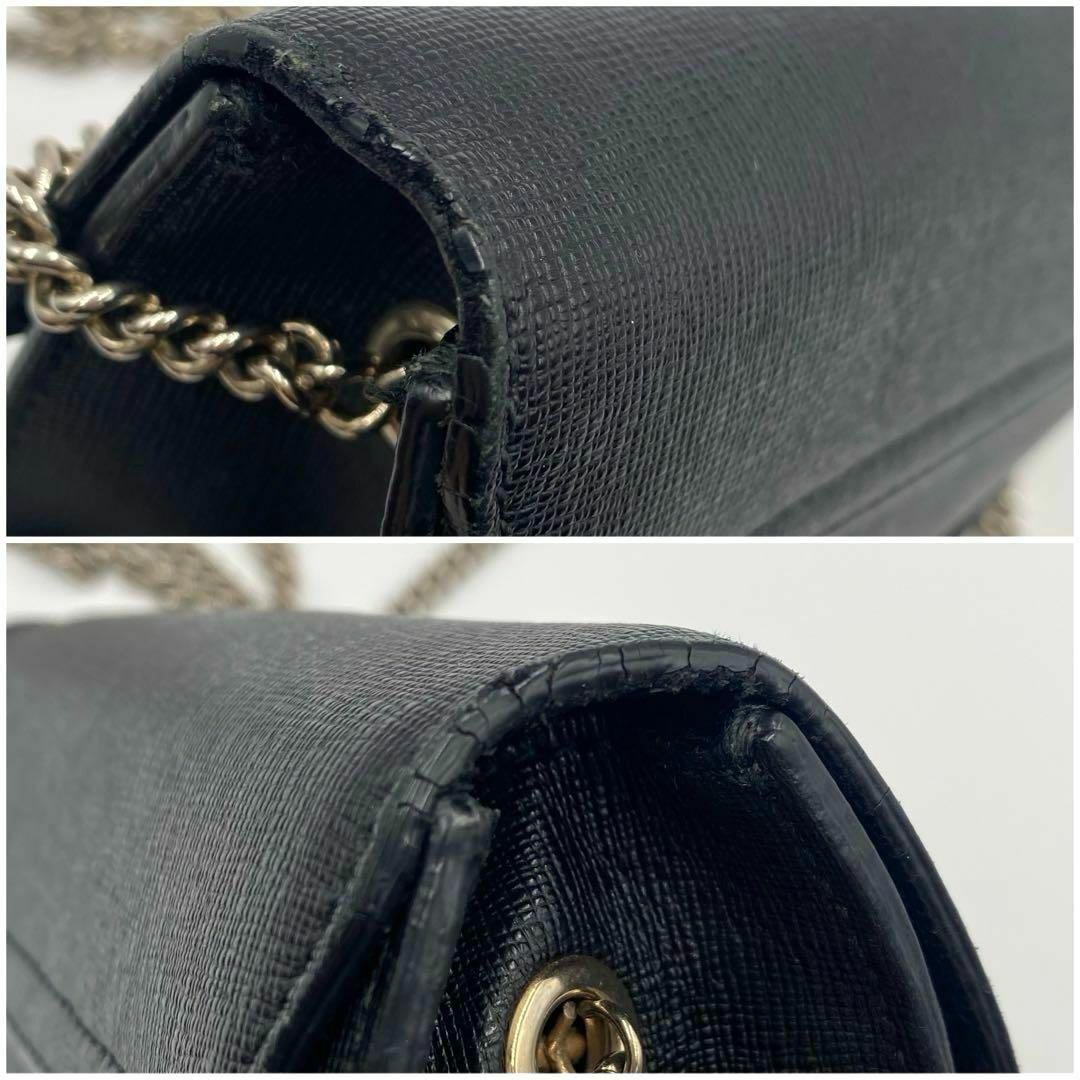 FURLA - FURLA メトロポリス ショルダーバッグ チェーン レザー FURLA - FURLA メトロポリス ショルダーバッグ チェーン レザー