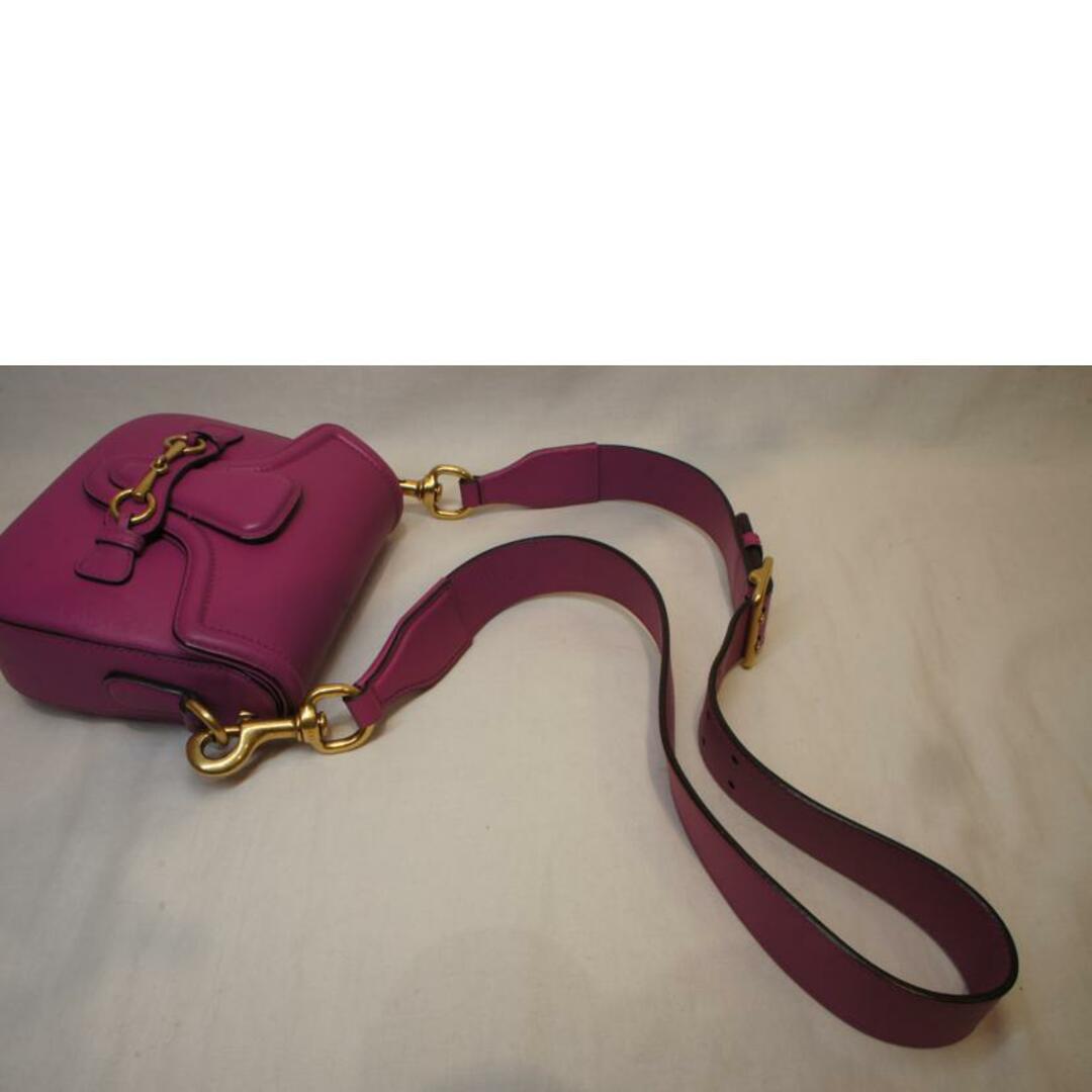 GUCCI - GUCCI グッチ/レザーホースビットショルダーピンク GUCCI - GUCCI グッチ/レザーホースビットショルダーピンク