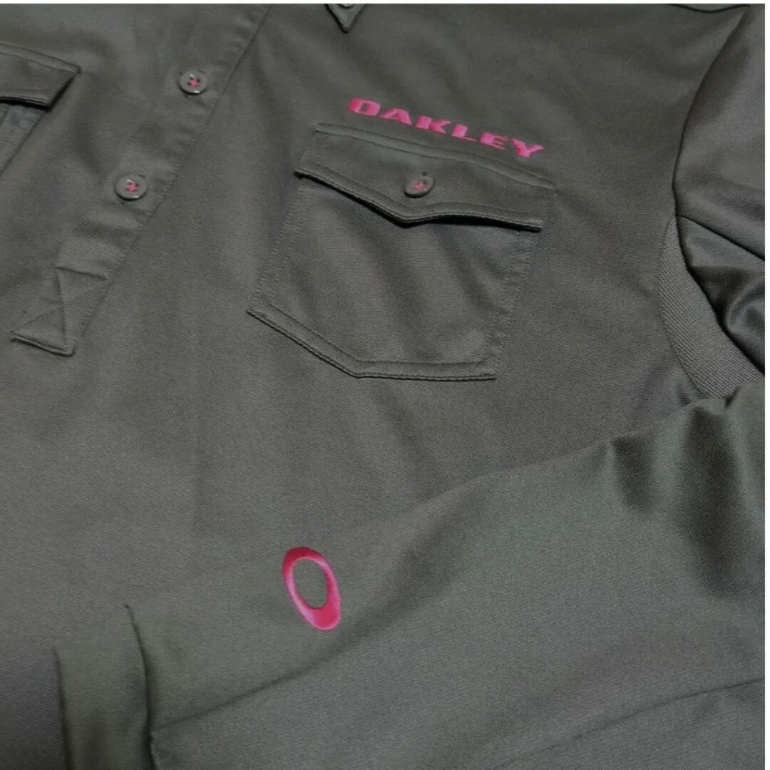 Oakley - 美品 OAKLEY オークリー長袖ポロシャツ Lの通販 by Oakley - 美品 OAKLEY オークリー長袖ポロシャツ Lの通販 by