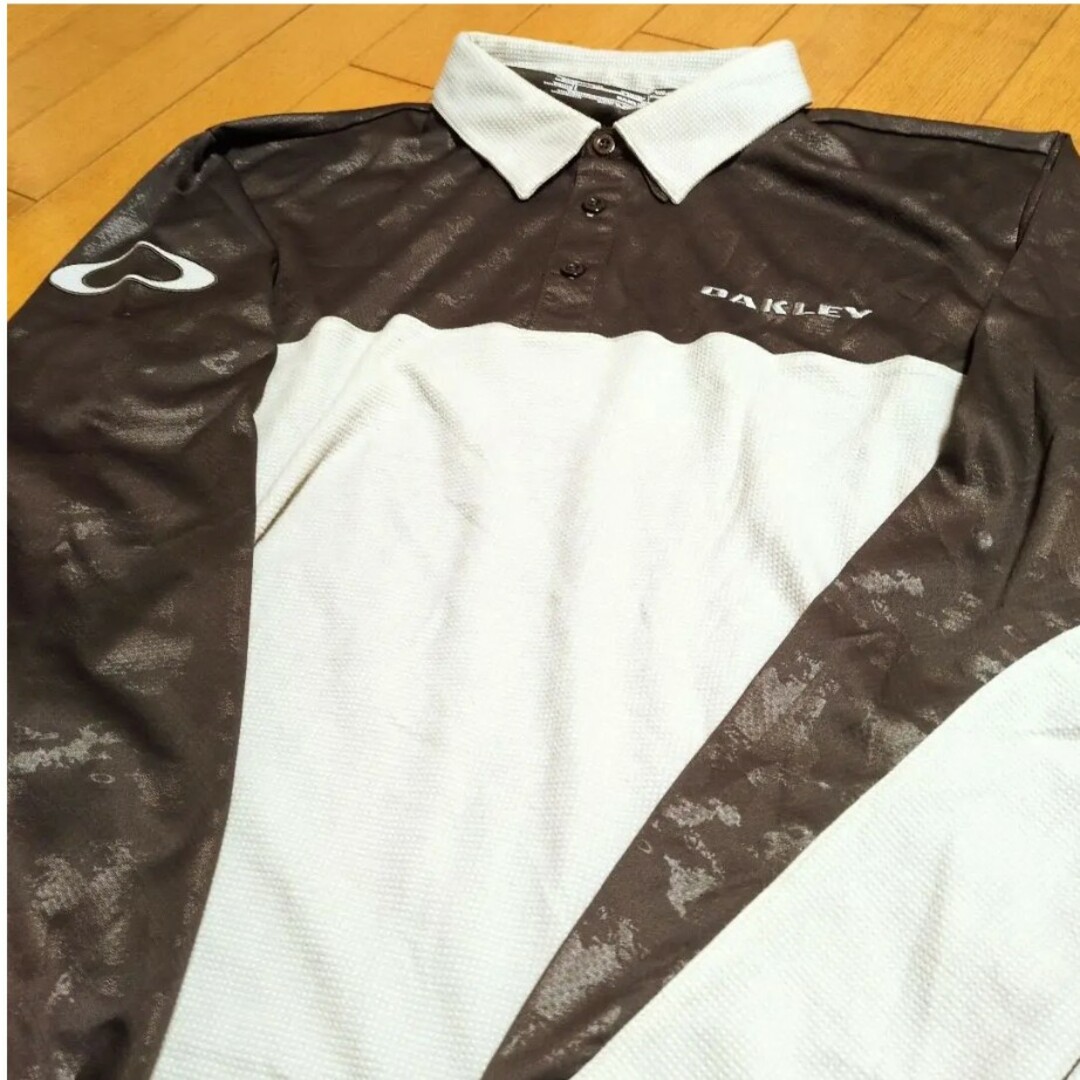 Oakley - 美品 OAKLEY オークリー長袖ポロシャツ Lの通販 by Oakley - 美品 OAKLEY オークリー長袖ポロシャツ Lの通販 by