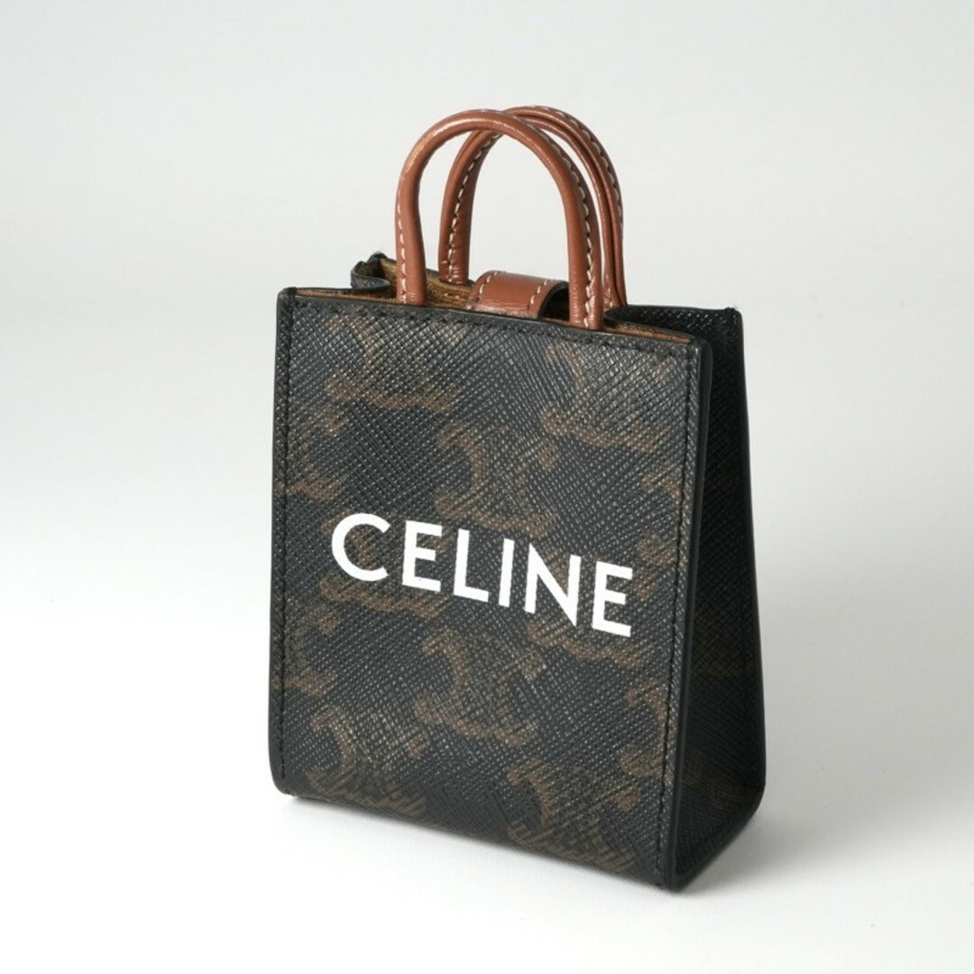CELINE - セリーヌ CELINE チャーム ブラウン ホワイト ゴールド CELINE - セリーヌ CELINE チャーム ブラウン ホワイト ゴールド