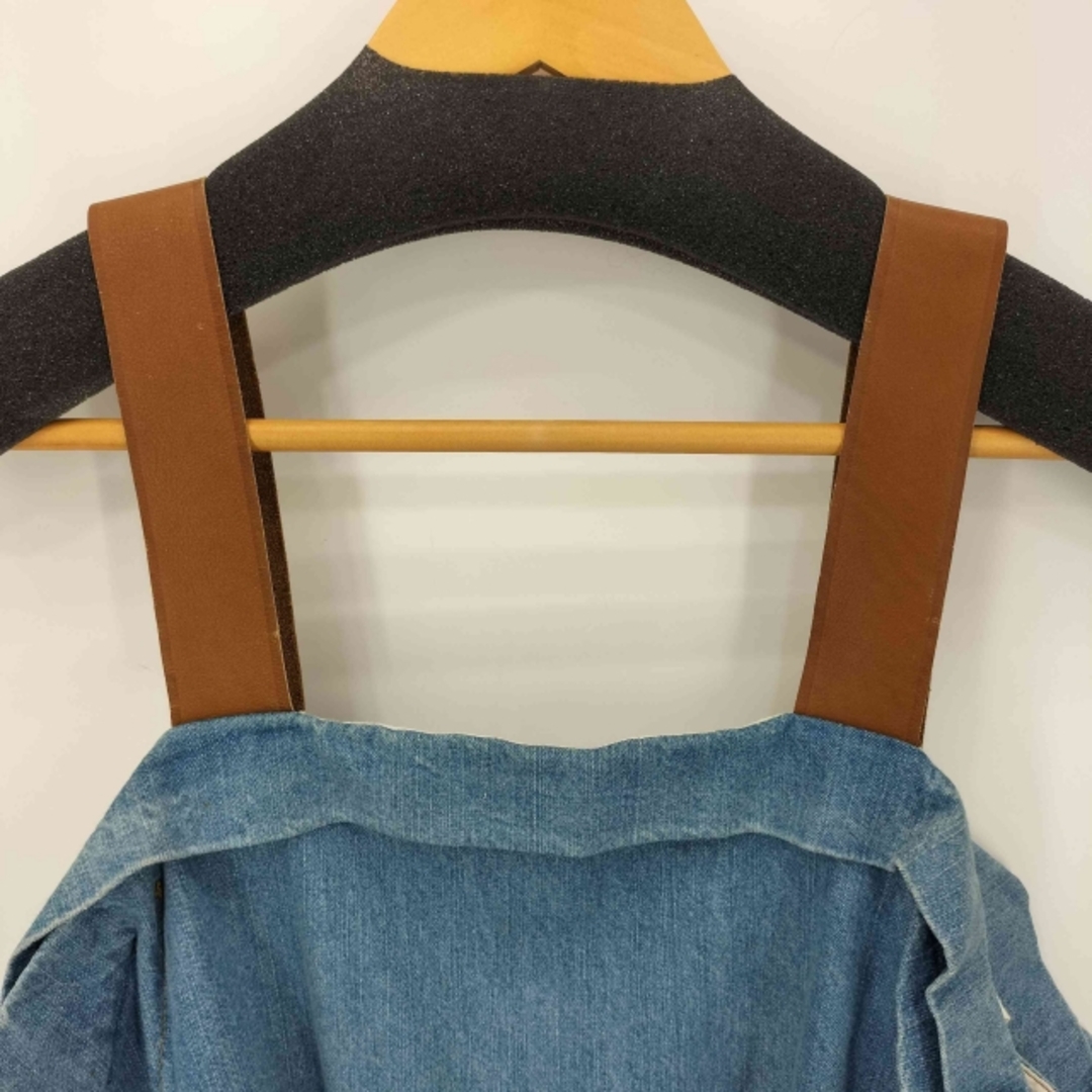TOGA - TOGA PULLA(トーガプルラ) カウレザーキャミ ミニデニム TOGA - TOGA PULLA(トーガプルラ) カウレザーキャミ ミニデニム
