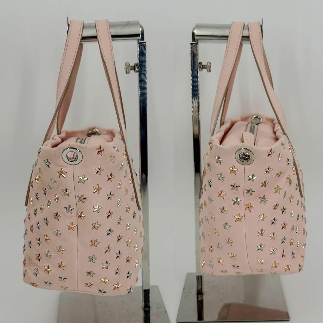JIMMY CHOO - ジミーチュウ ミニサラ ハンドバッグ スター JIMMY CHOO - ジミーチュウ ミニサラ ハンドバッグ スター