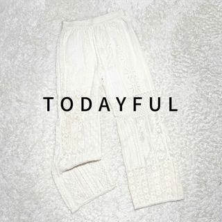 TODAYFUL - TODAYFUL トゥデイフル パッチワークレースパンツ 38 TODAYFUL - TODAYFUL トゥデイフル パッチワークレースパンツ 38
