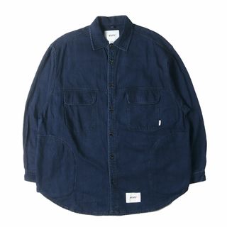 W)taps - WTAPS WCPO 01 LS COTTON BROADCLOTH シャツ Mの通販 W)taps - WTAPS WCPO 01 LS COTTON BROADCLOTH シャツ Mの通販