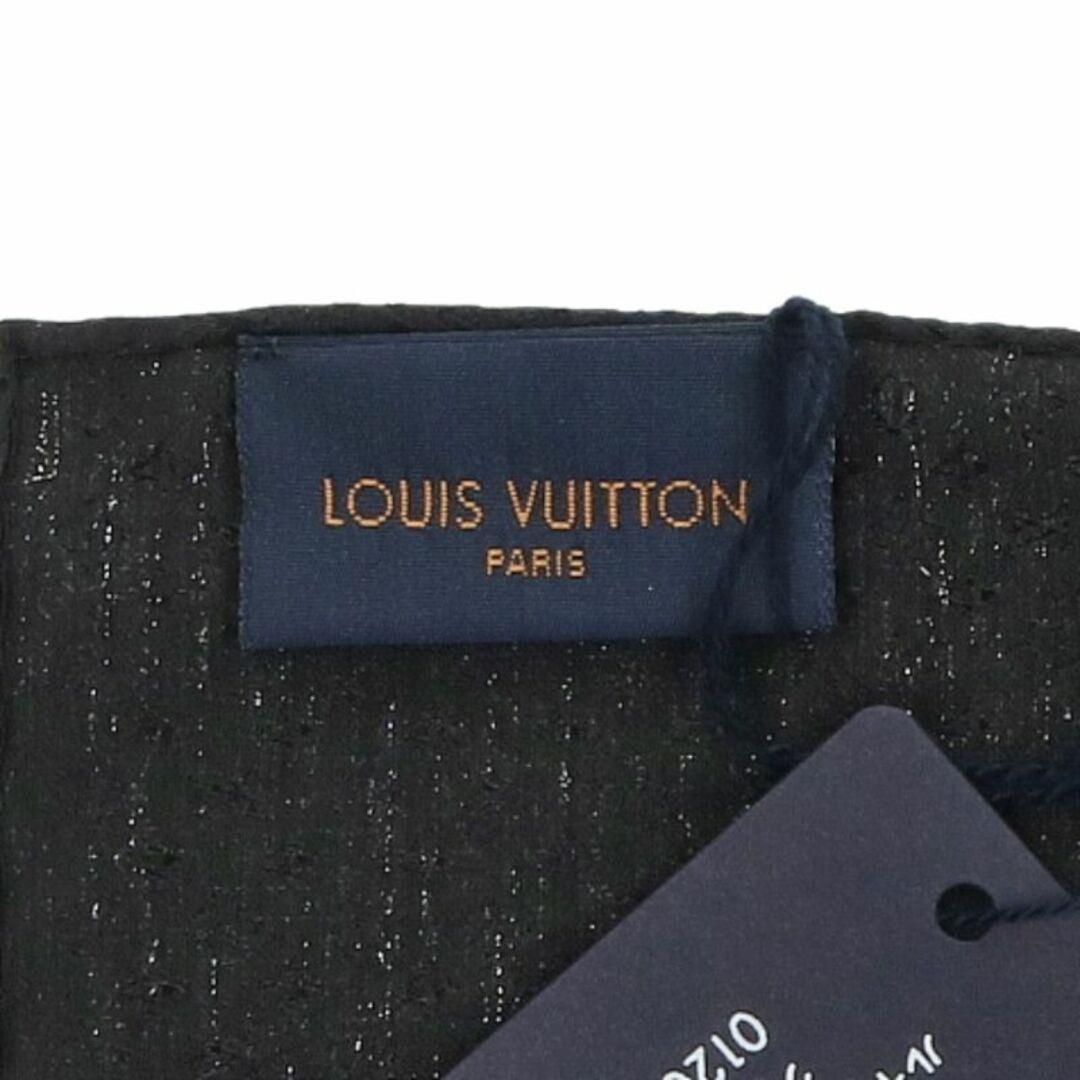 LOUIS VUITTON - ルイヴィトン シルク混チーフスカーフ メンズの LOUIS VUITTON - ルイヴィトン シルク混チーフスカーフ メンズの