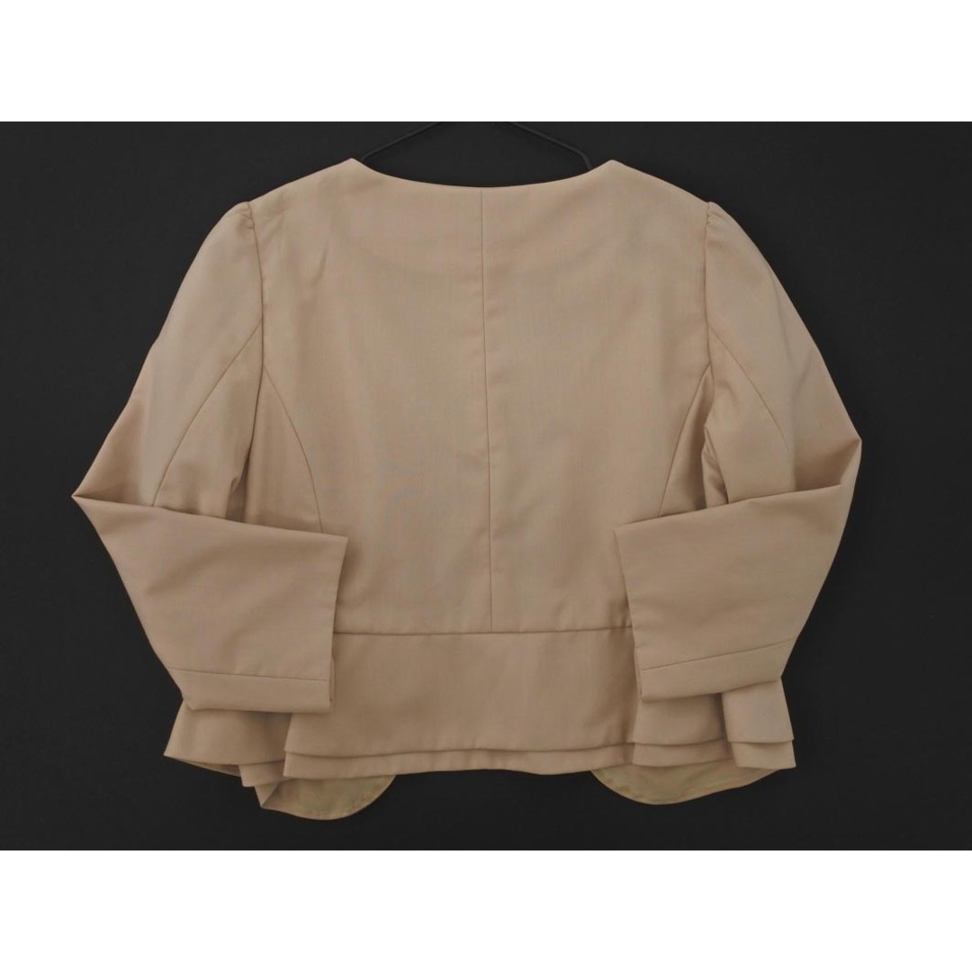 BEAMS - Ray BEAMS レイビームス ノーカラー ジャケット size0 BEAMS - Ray BEAMS レイビームス ノーカラー ジャケット size0